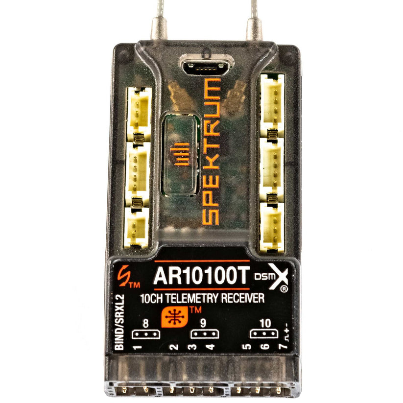 AR10100T 10-Channel DSMX Telemetry Receiver – JK Products (Pty) Ltd