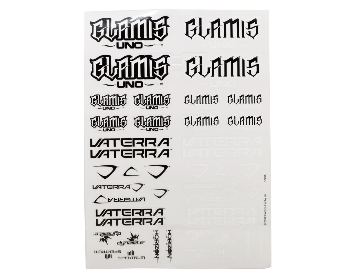 Glamis Uno Buggy Sticker Sheet – JK Products (Pty) Ltd